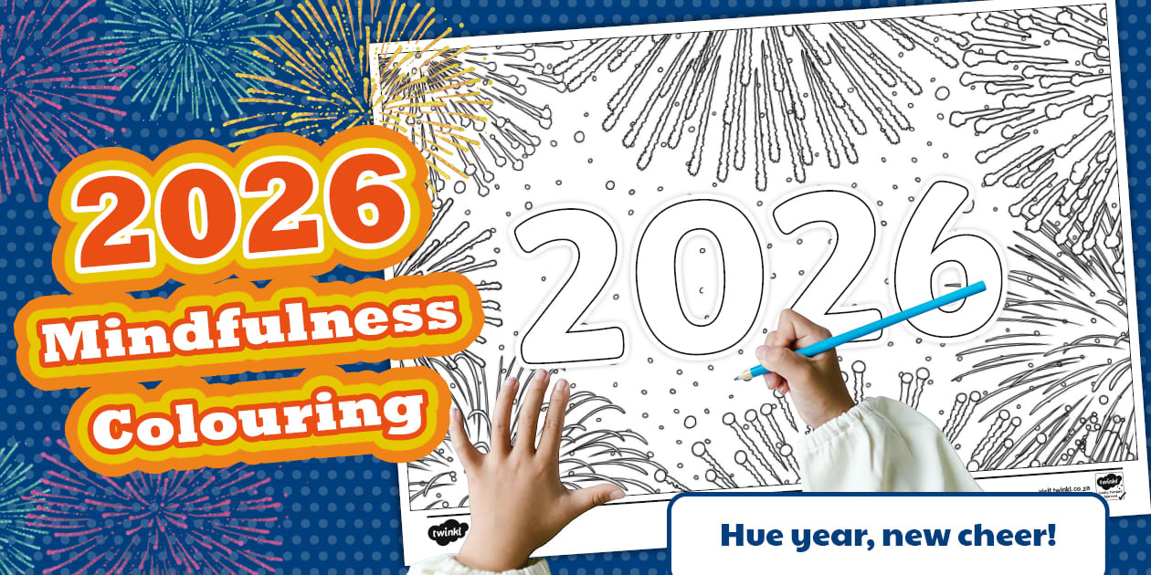 Intermediate Phase - 2026 Mindfulness - Colouring Sheet