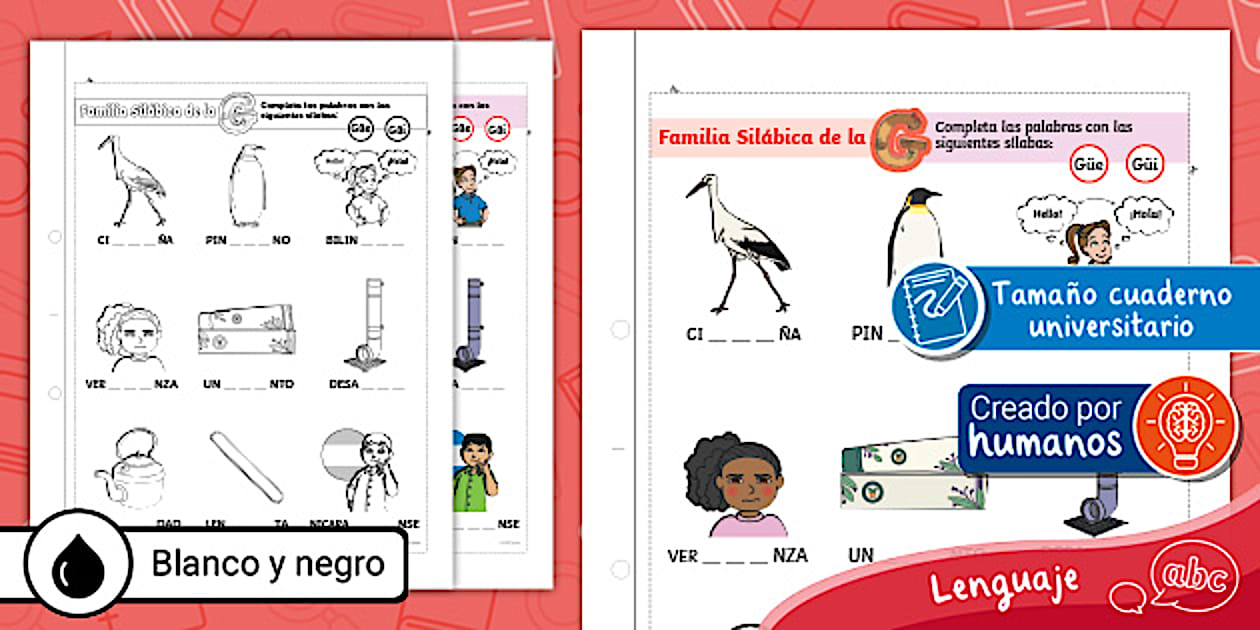 Lenguaje | Familia de Palabras | 2º Básico | güe | güi