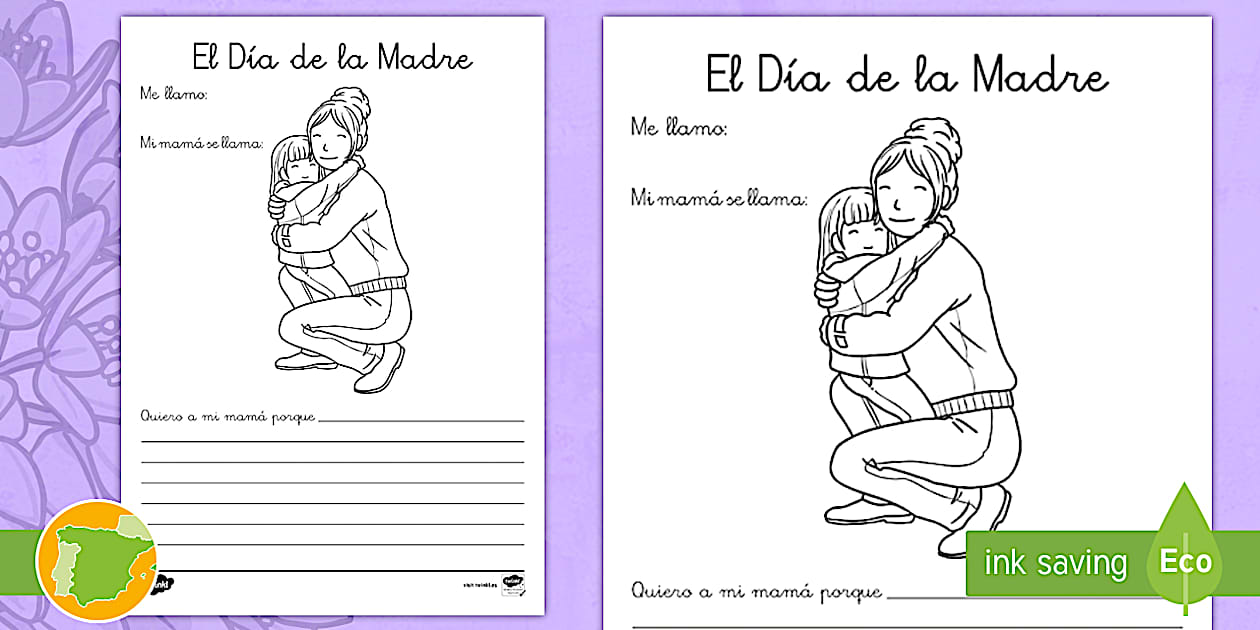 Ficha de actividad: El Día de la Madre (teacher made)