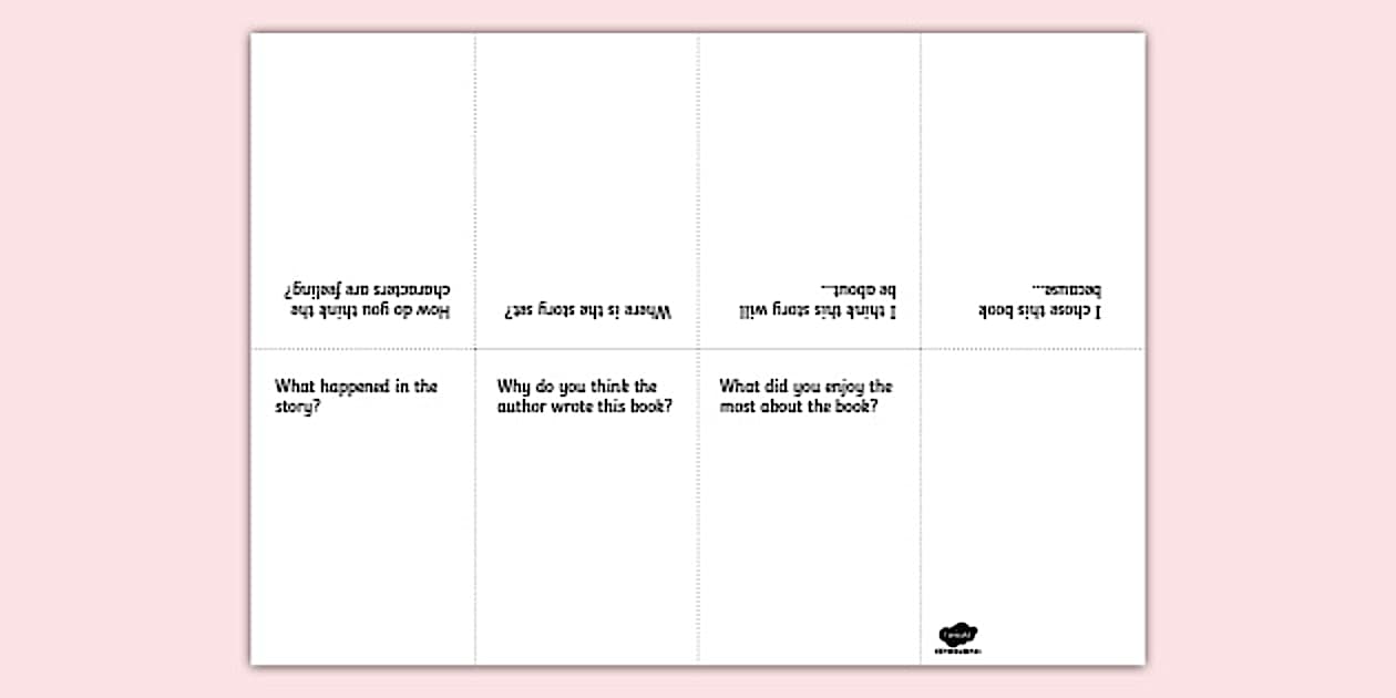 Before During After Booklet - Organiser - Primary Resources