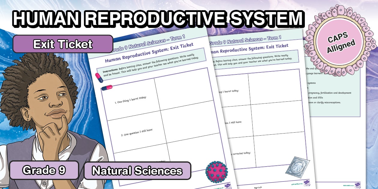 Grade 9 NS Human Reproductive System: Exit Ticket