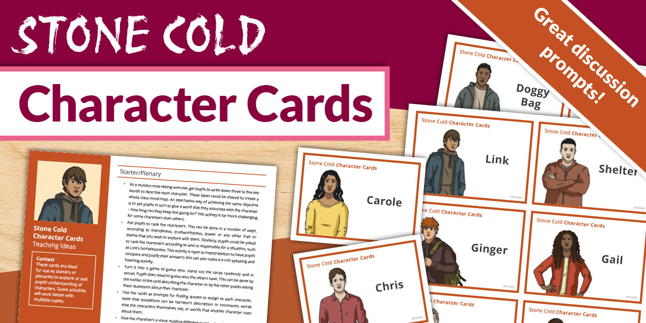 'Stone Cold' Character Cards Pack