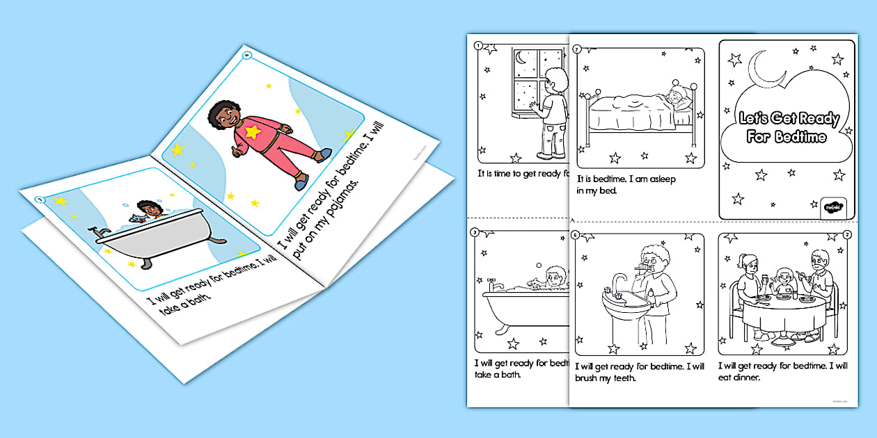 Get Ready For Bedtime Emergent Reader | Twinkl USA - Twinkl