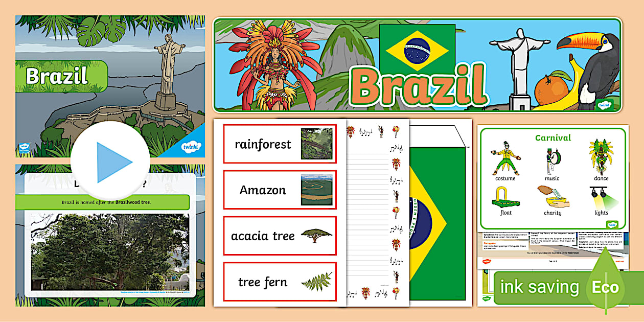 Brazil Lesson Plan Ideas and Resource Pack (teacher made)