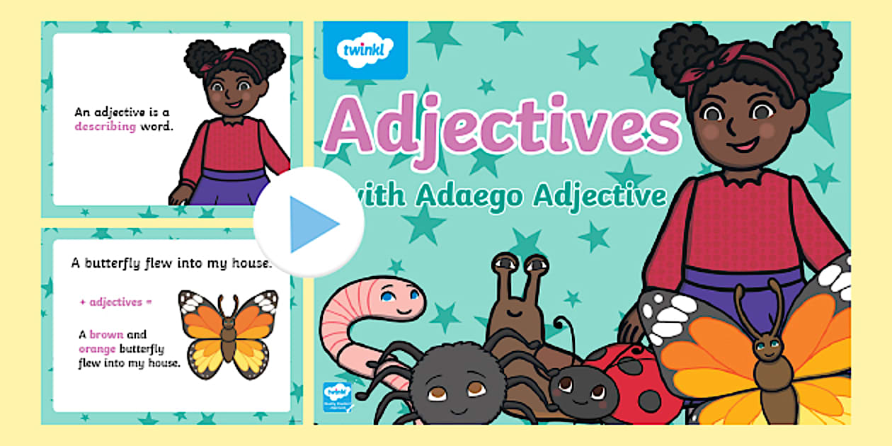 Adjectives PowerPoint for Kids (teacher made) - Twinkl