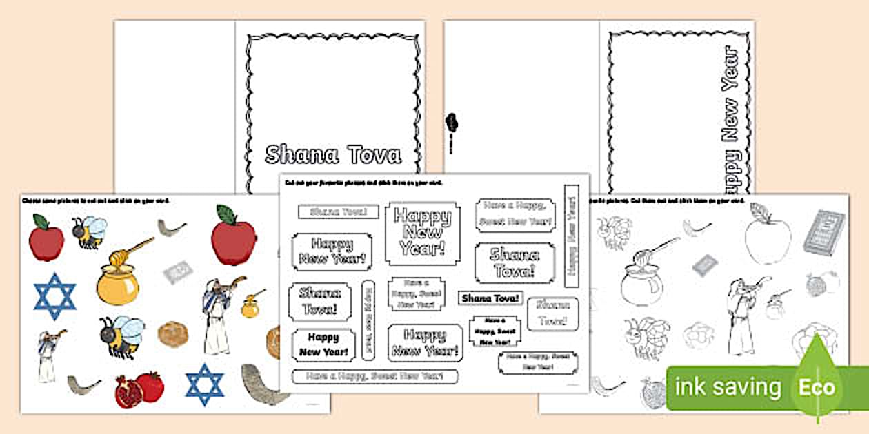 DIY Rosh Hashanah Cards | Craft Activity - Twinkl