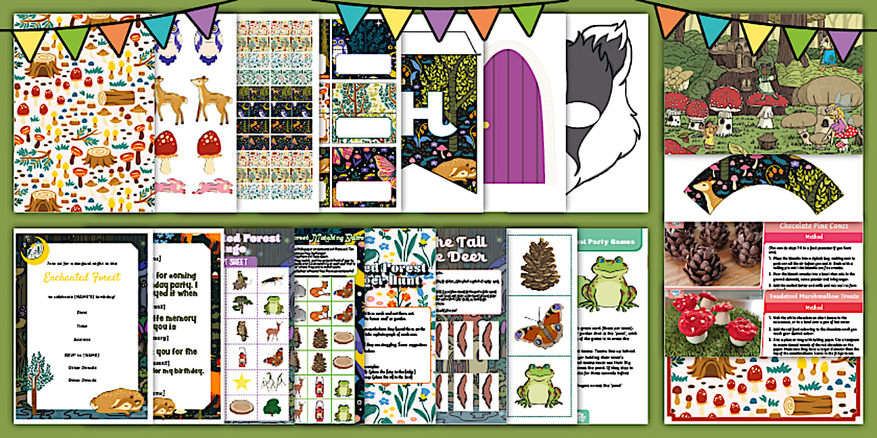 Enchanted Forest Party Pack | Twinkl Party (teacher made)