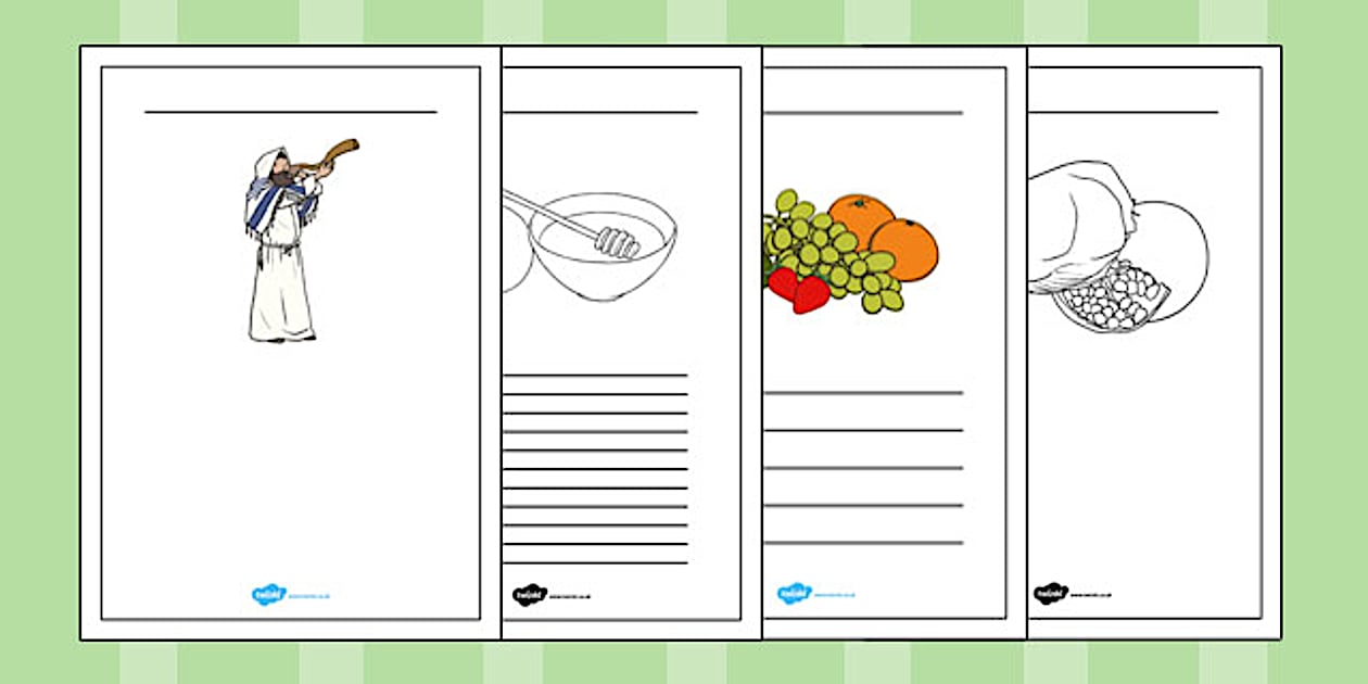 Editable Rosh Hashanah Writing Frames (teacher made)