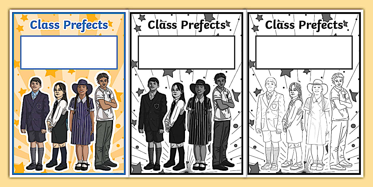 Class Prefects Classroom Display Poster (creat de profesori)