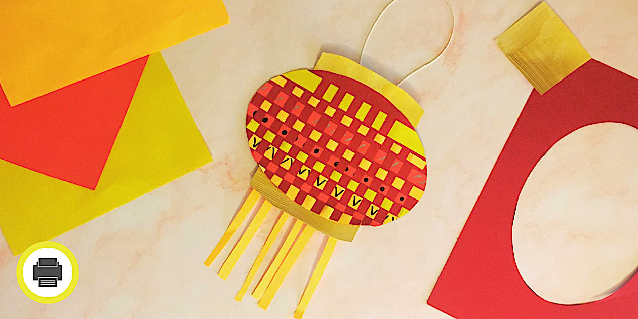 Lunar and Chinese New Year Lantern Weaving | Craft Activity