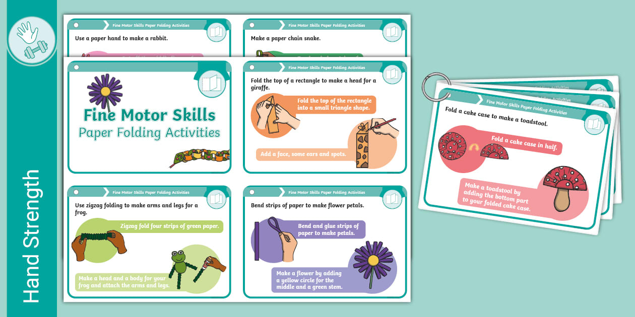 Folding Paper Fine Motor Skills | Twinkl Activities | EYFS