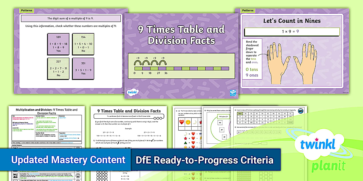Y4 Multiplication and Division Facts PlanIt Maths Lesson 5