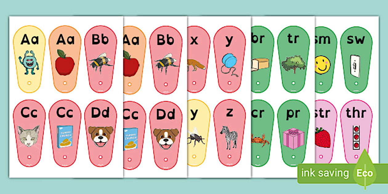 Visual Cue Phonics Fans (teacher made) - Twinkl