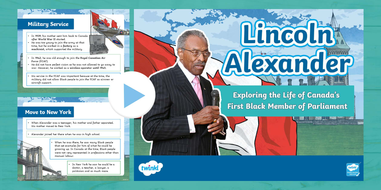 Lincoln Alexander PowerPoint (teacher made) - Twinkl