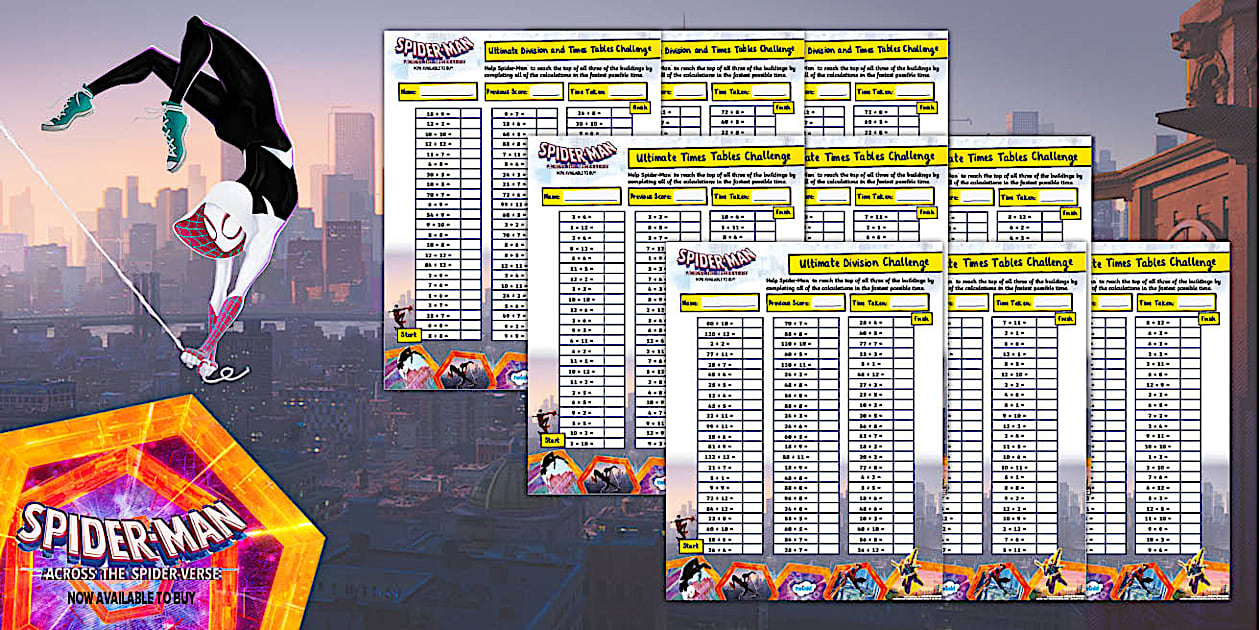 FREE! - Spider-Man™: Ultimate Multiplication & Division Challenge