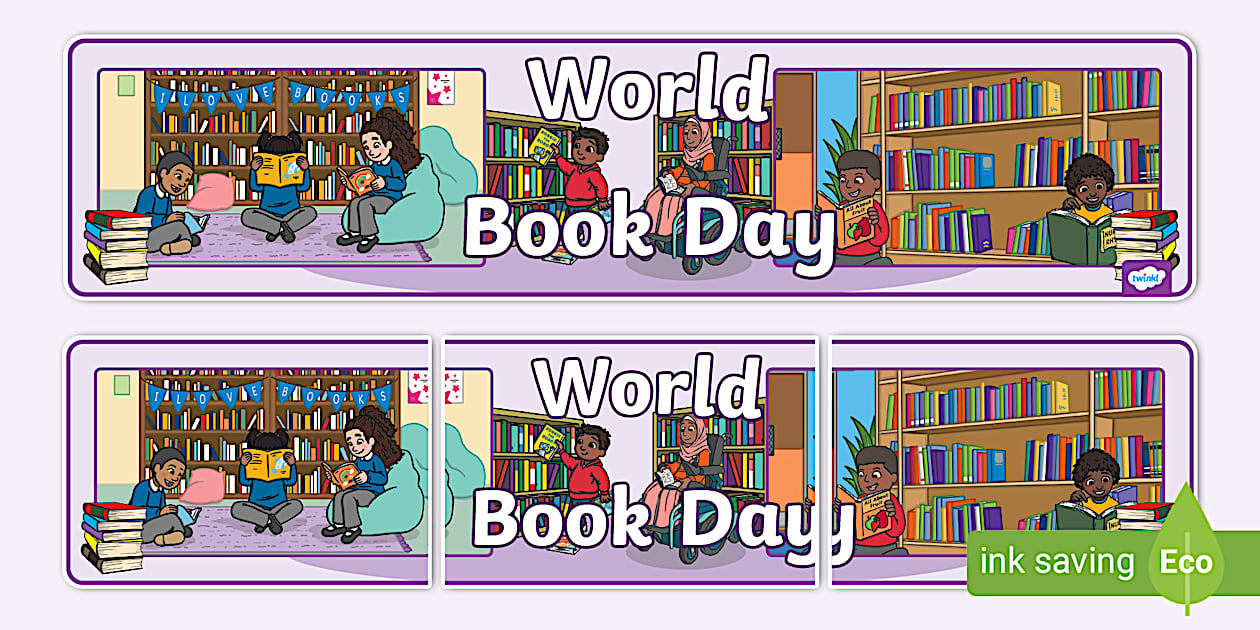 International Children's Book Day Display Banner - Twinkl