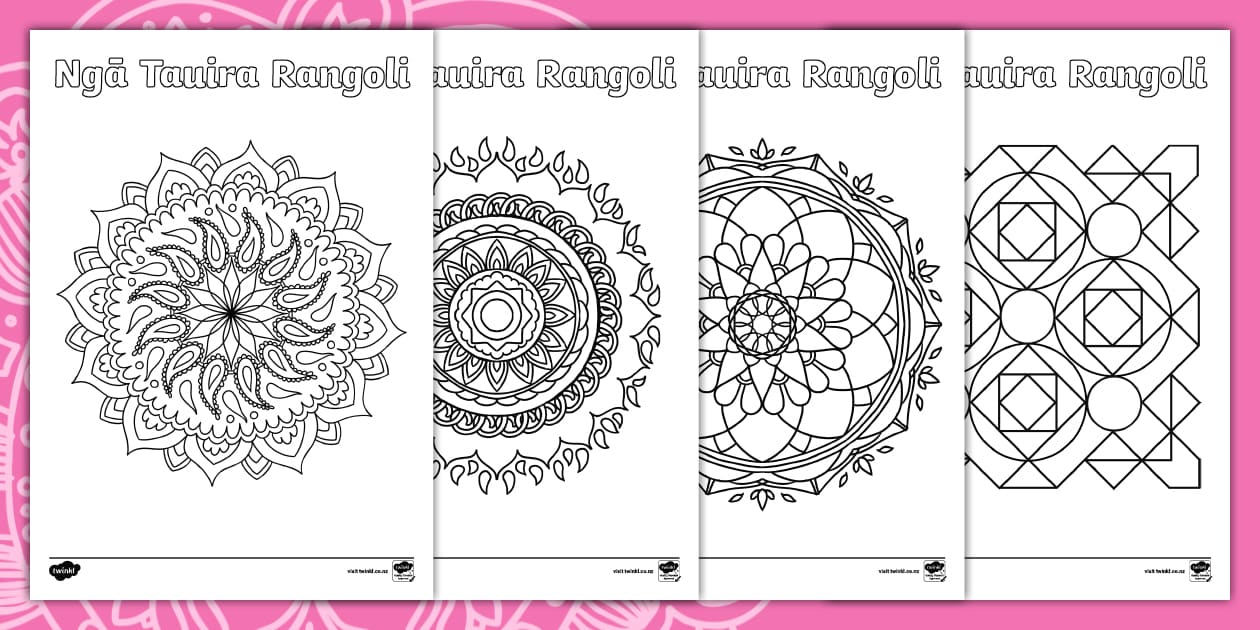 Ngā Tauira Rangoli