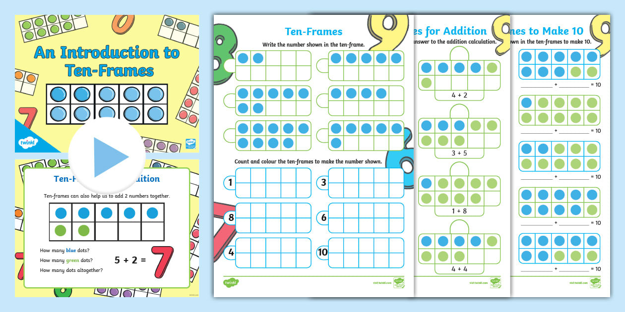 An Introduction to Ten-Frames Pack (teacher made) - Twinkl