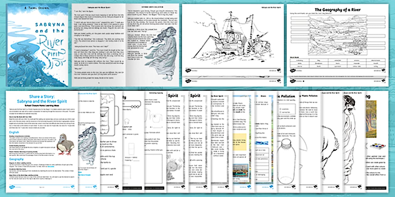 Share a Story - Rivers eBook (9-11 Years) School Closure Pack