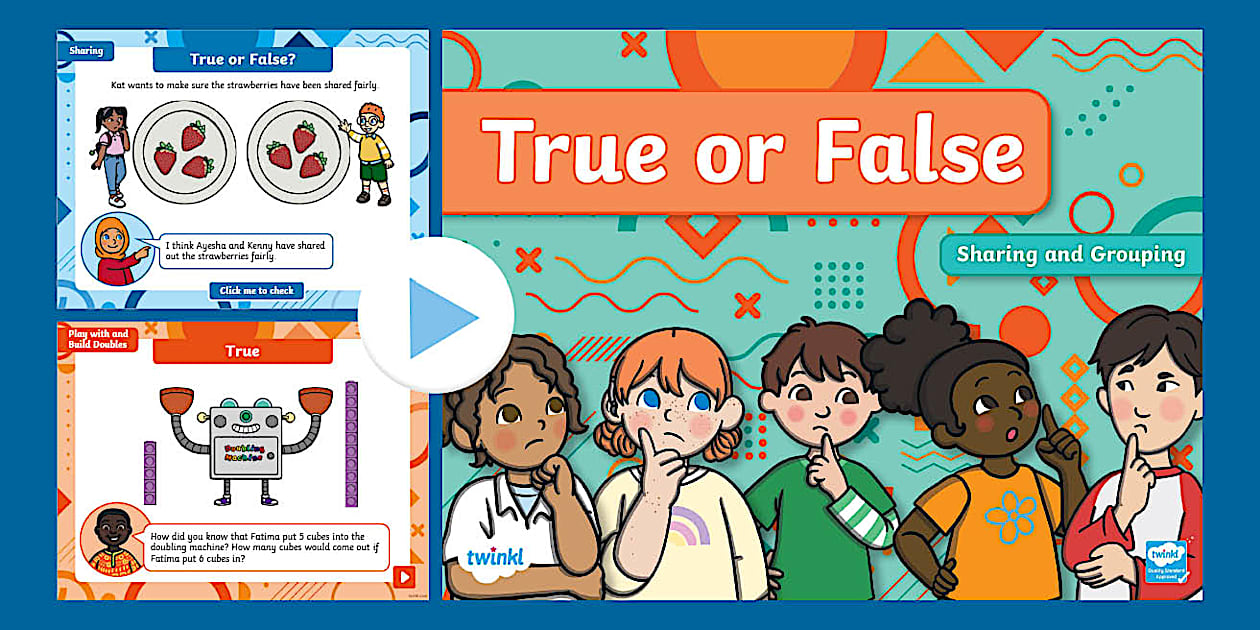 👉 EYFS Maths True or False PowerPoint: Sharing and Grouping 👉 EYFS Maths True or False PowerPoint: Sharing and Grouping