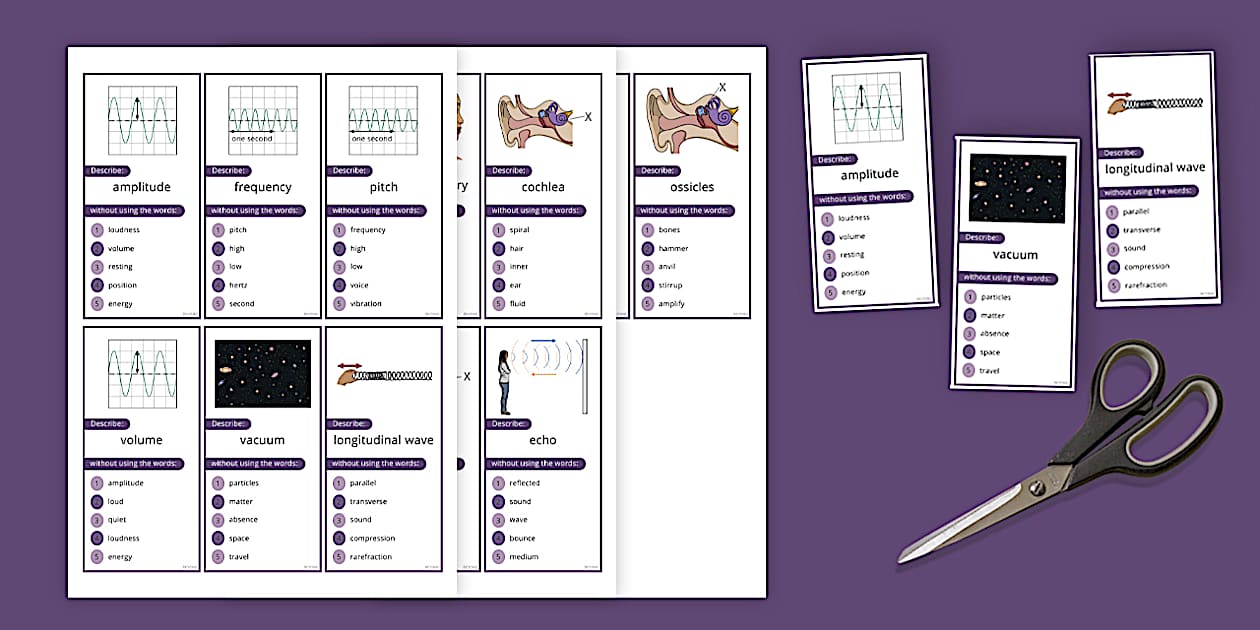 Sound Waves Can You Guess? Cards | Science | Beyond - Twinkl