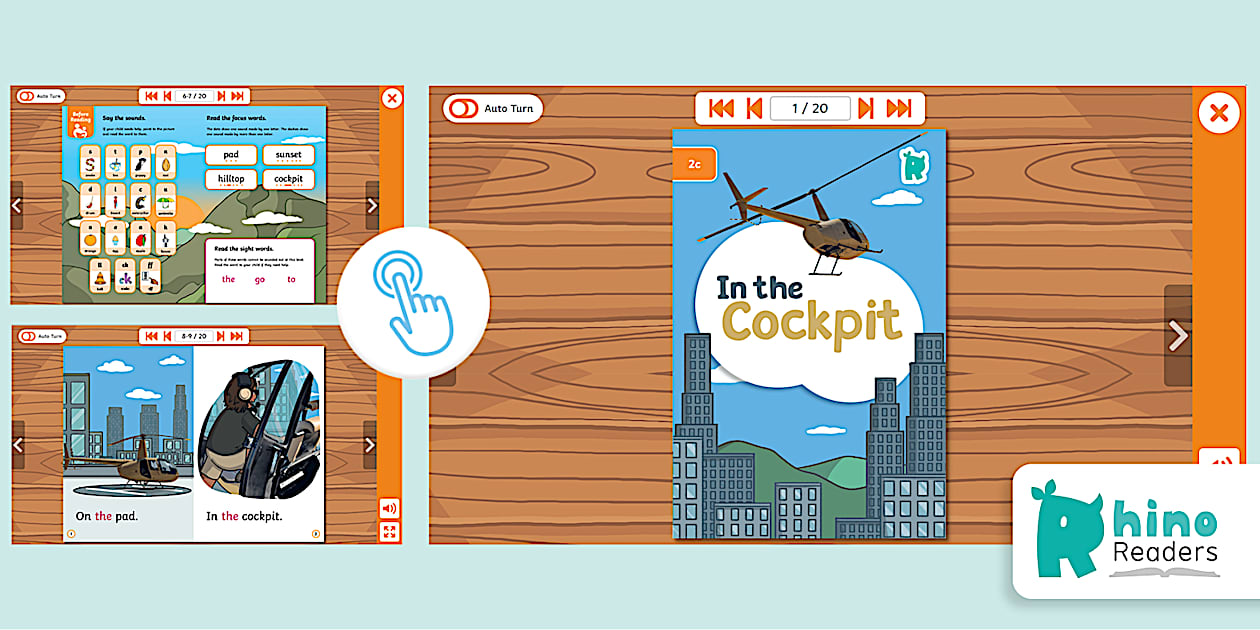 Level 2c Decodable Readers: In the Cockpit (teacher made)