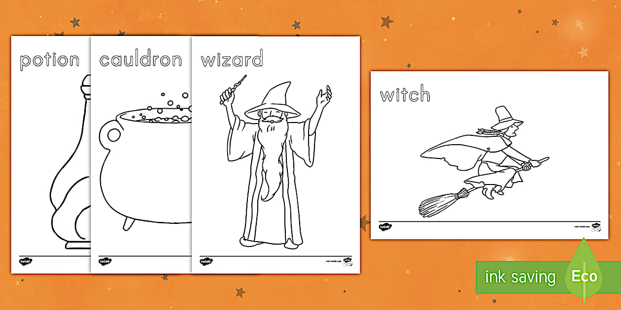 Magic Coloring Pages | Prekindergarten Resource | Twinkl USA