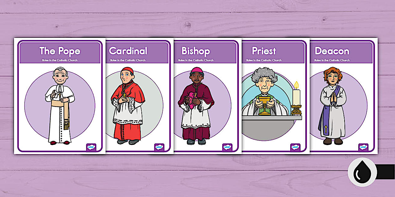 Roles in the Catholic Church Display Posters (Teacher-Made)