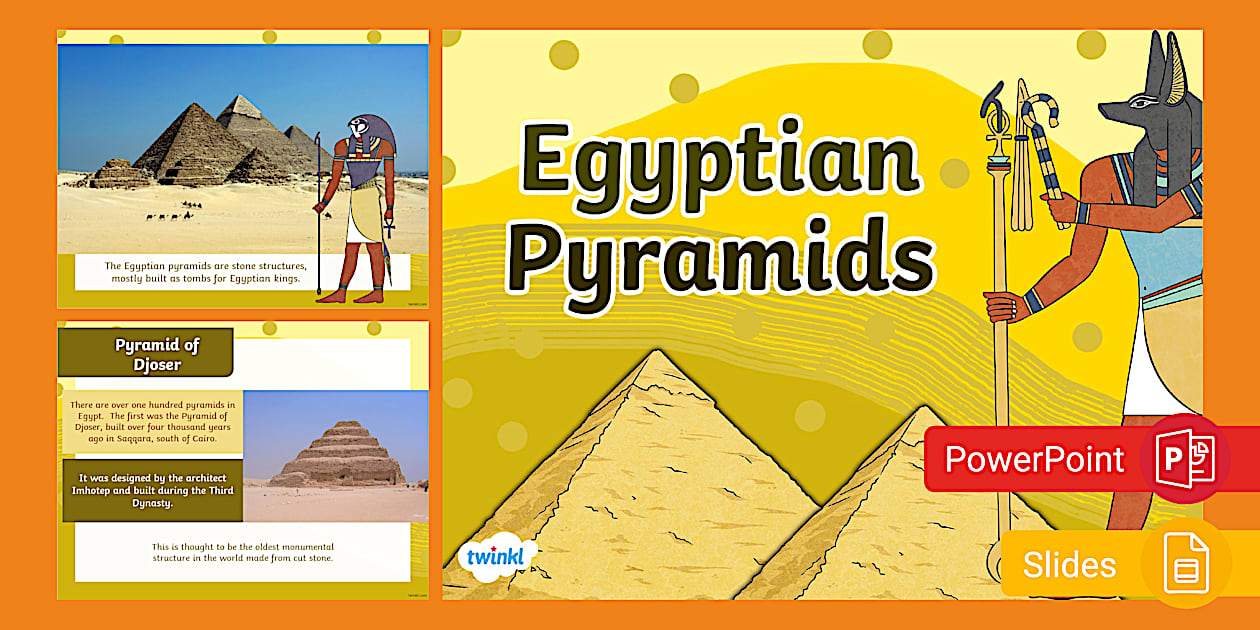 Ancient Egyptian Pyramids PowerPoint & Google Slides for 6th-8th Grade