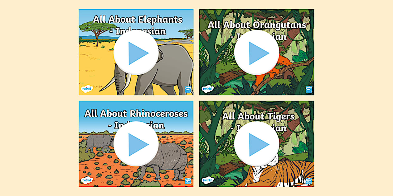 Indonesian Animals: PowerPoint Pack - Indonesian - Twinkl