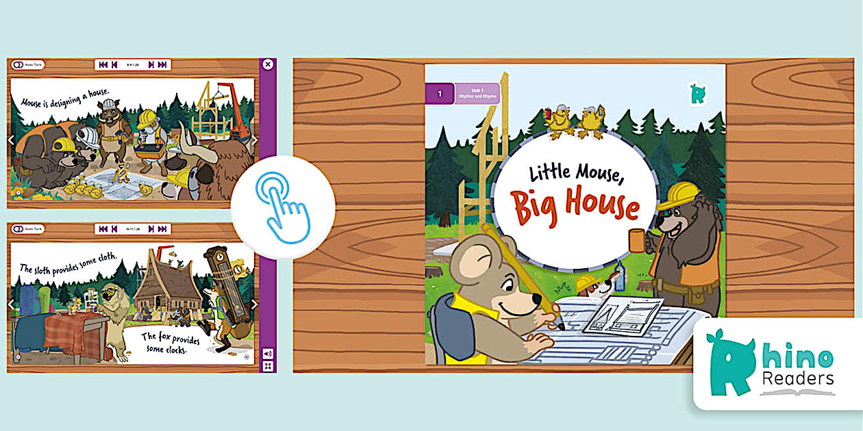 Level 1 Unit 1 Reading Scheme Book: Little Mouse, Big House