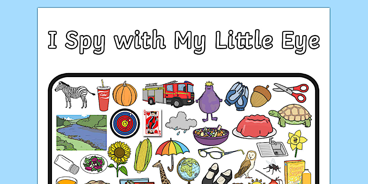 I Spy With My Little Eye Activity 2 (l'enseignant a fait)
