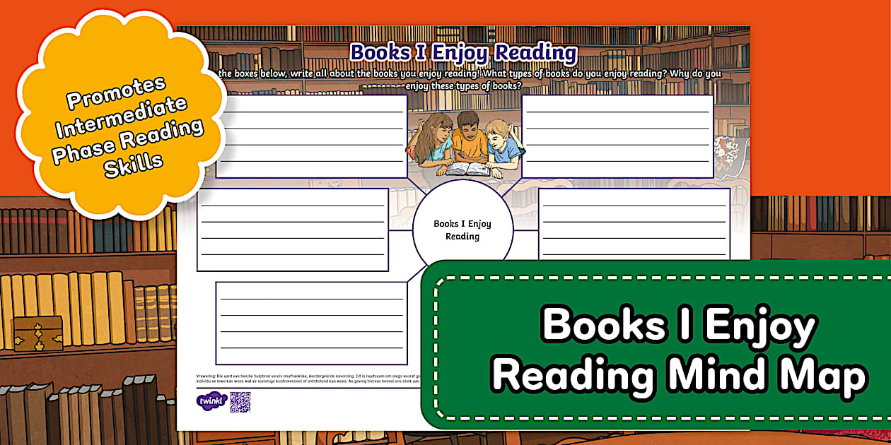 Intermediate Phase Home Language - Books I Enjoy Reading - Mind Map (CAPS