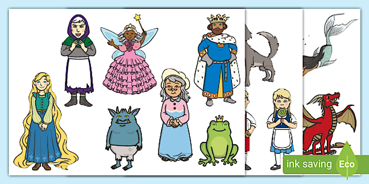 Fairy tale Puppets (teacher made) - Twinkl