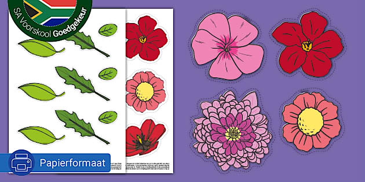 Voorskool - Lente - Uitknipsels
