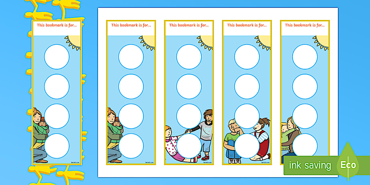 Editable Kindness Week Sticker Reward Bookmarks - Twinkl