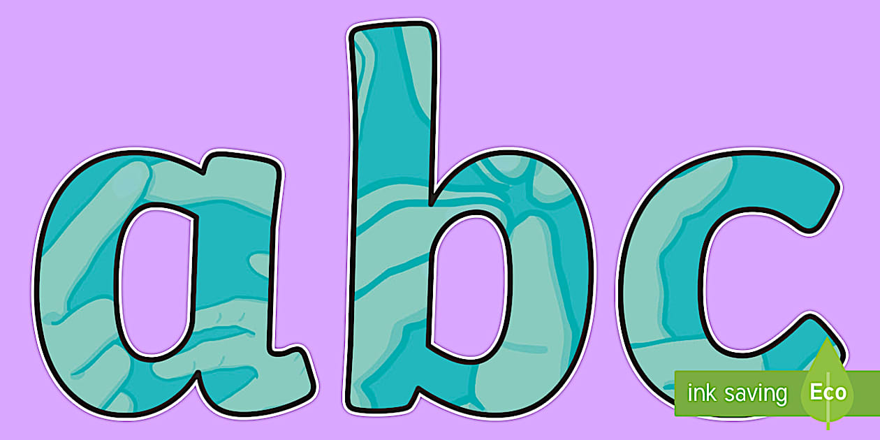 Fingerspelling Themed Alphabet Display Lettering - Twinkl