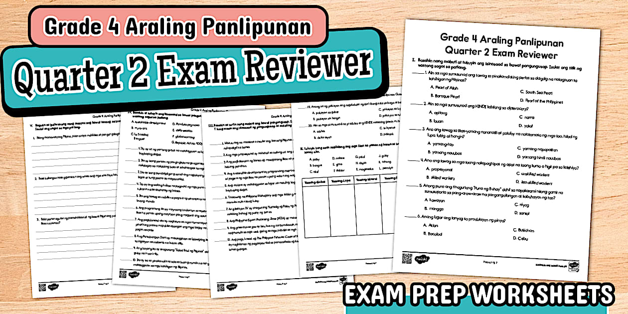 Grade 4 Matatag Araling Panlipunan Quarter 2 Exam Reviewer