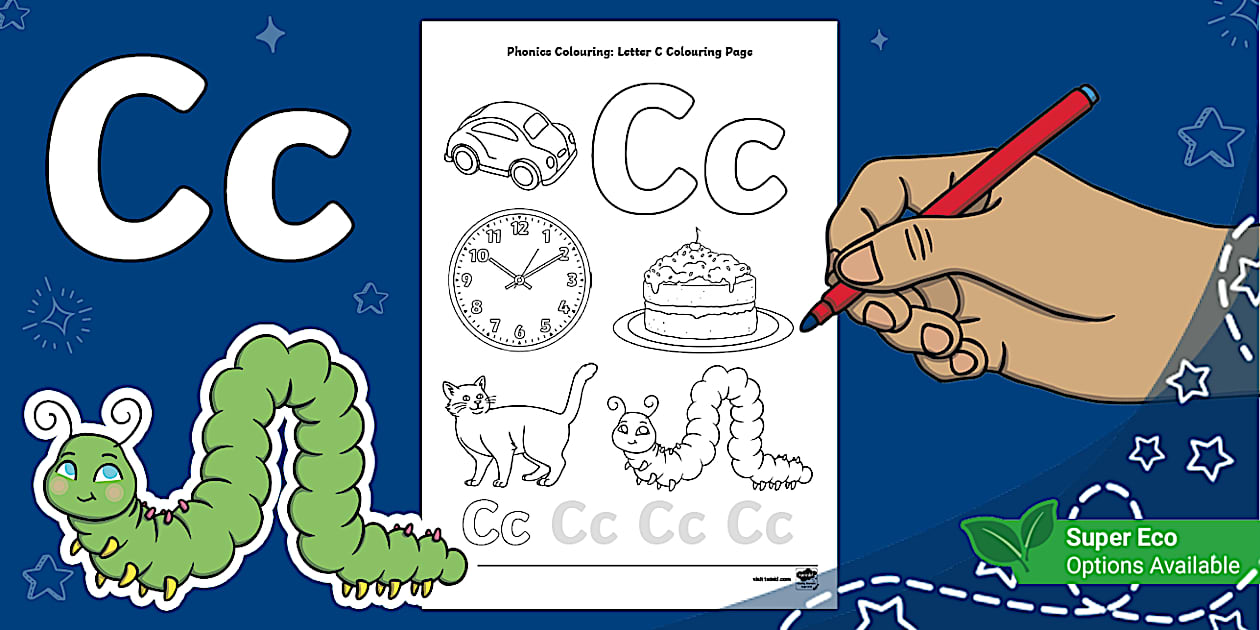 Letter C Phonics Colouring Sheet | Parents Resource - Twinkl