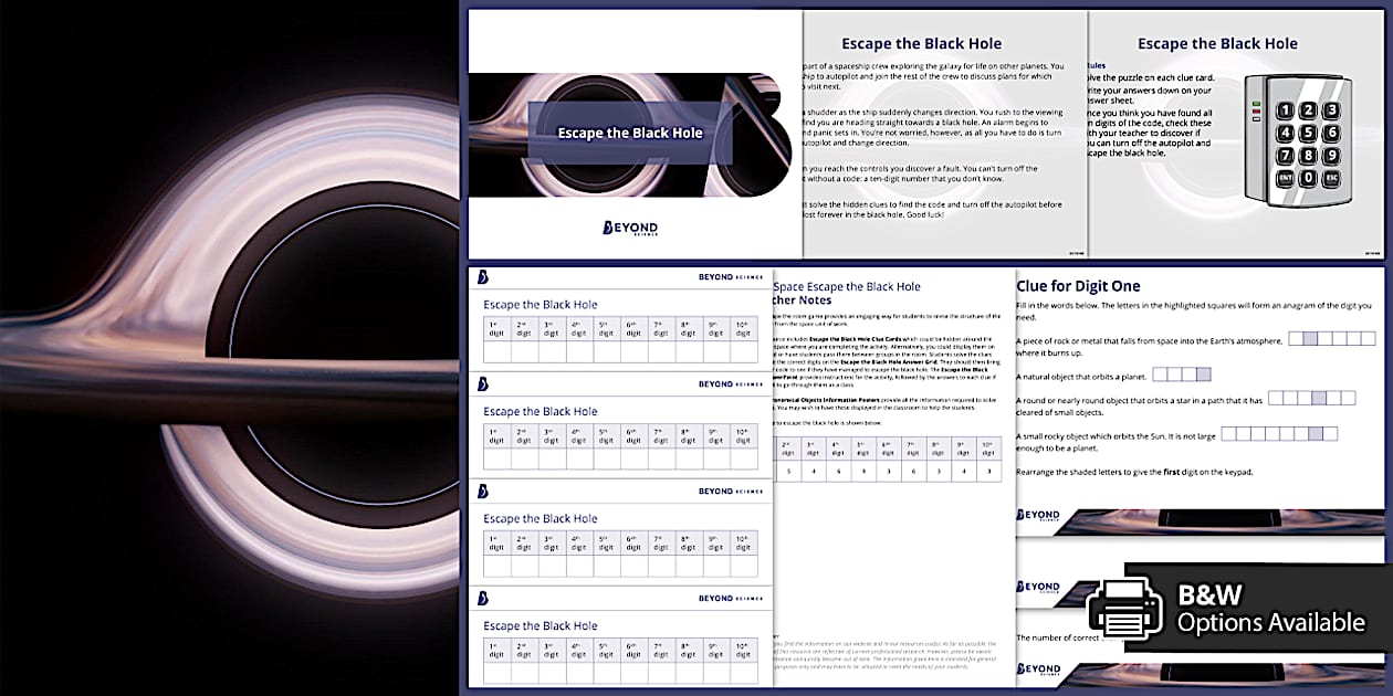 Escape the Black Hole