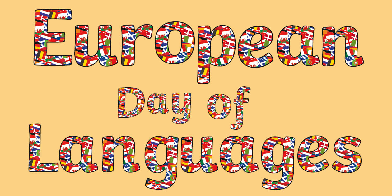 European Day of Languages Display Lettering (Teacher-Made)