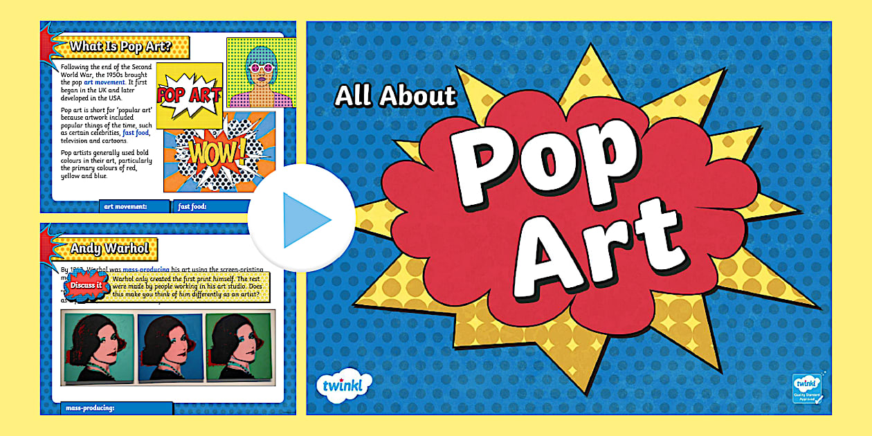 KS2 All About Pop Art PowerPoint - Twinkl