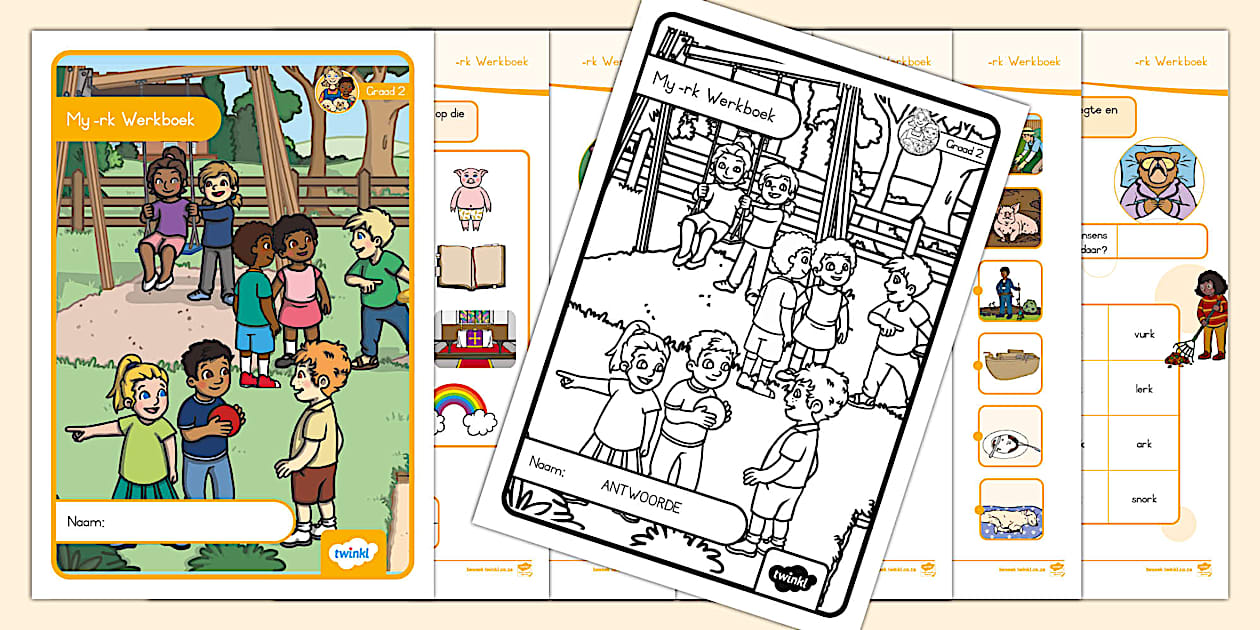 FREE! - Graad 2 Klanke Werkboek -rk (teacher made) - Twinkl
