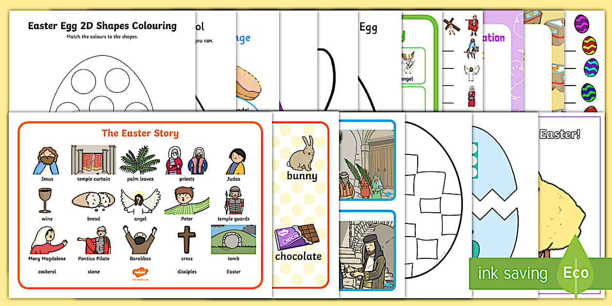 Editable EYFS The Last Week Before Easter Resource Pack