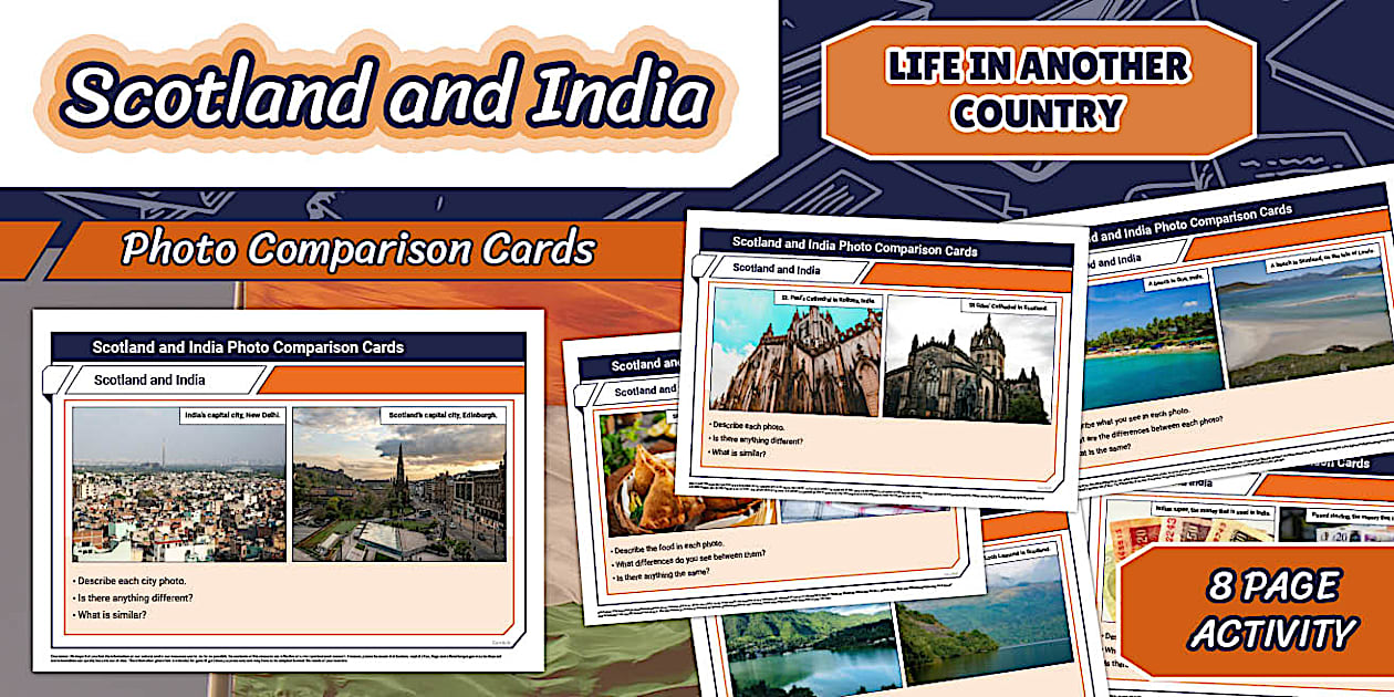 Scotland vs India Discussion Photo Cards