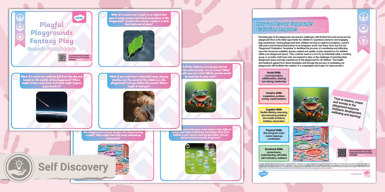 Playful Playgrounds - Fantasy Play Scenario Prompt Cards