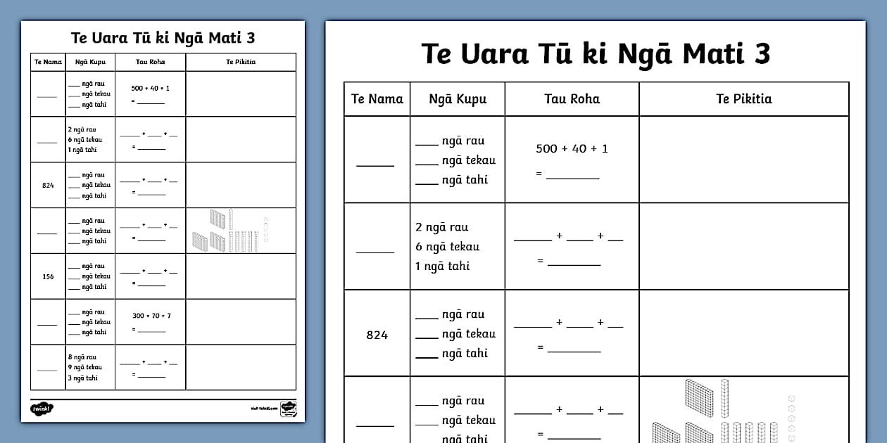 Te Uara Tū ki Ngā Tau Matitoru - He Ngohe. (teacher made)