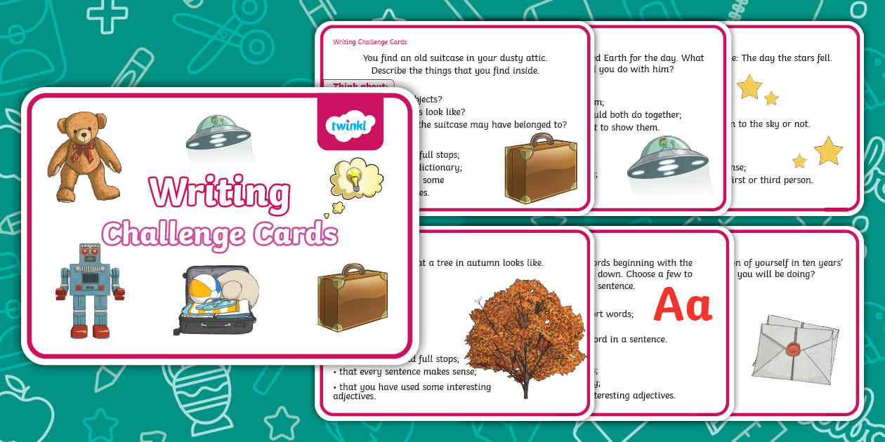 Writing Challenge Cards - Independent written tasks KS2