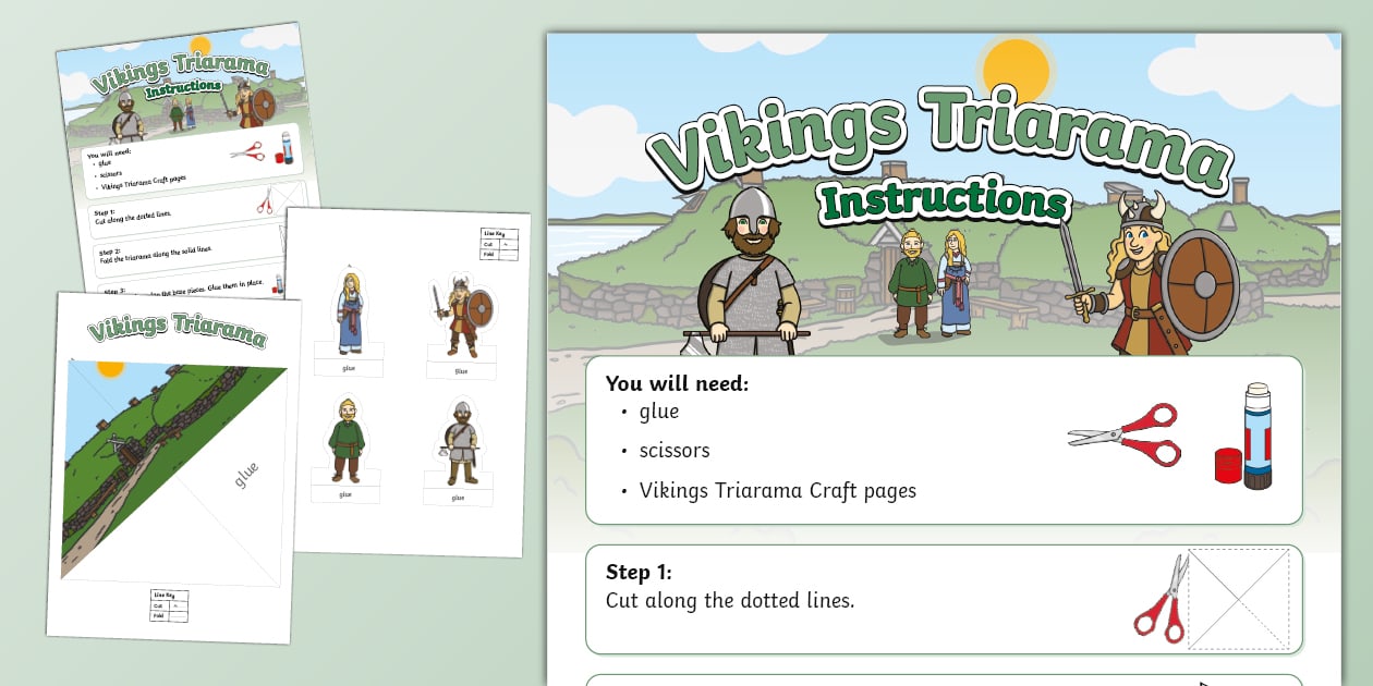 Vikings Triarama Craft - Twinkl Australia (Lehrer gemacht)