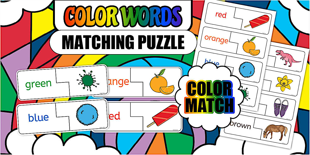 Color Words Matching Puzzle